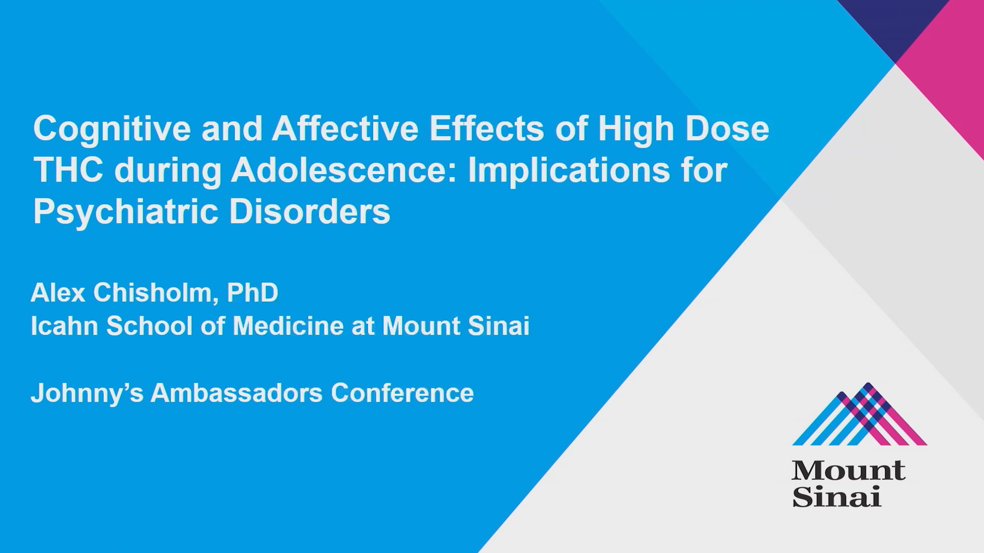 Day 1 - 3 Dr. Alexandra Chisholm