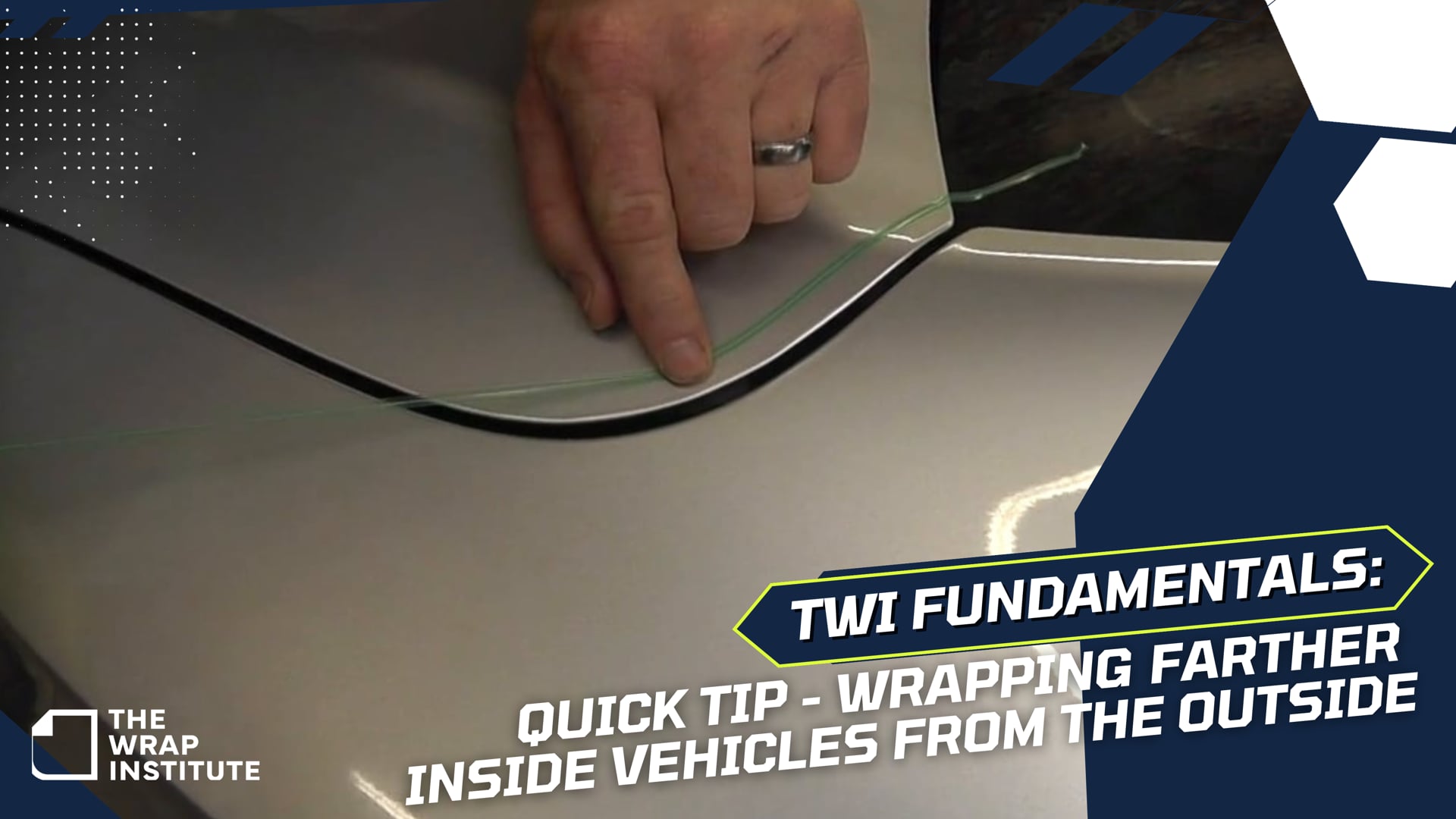 TWI Quick Tip: Wrapping Farther Inside Vehicles from the Outside — The Wrap Institute