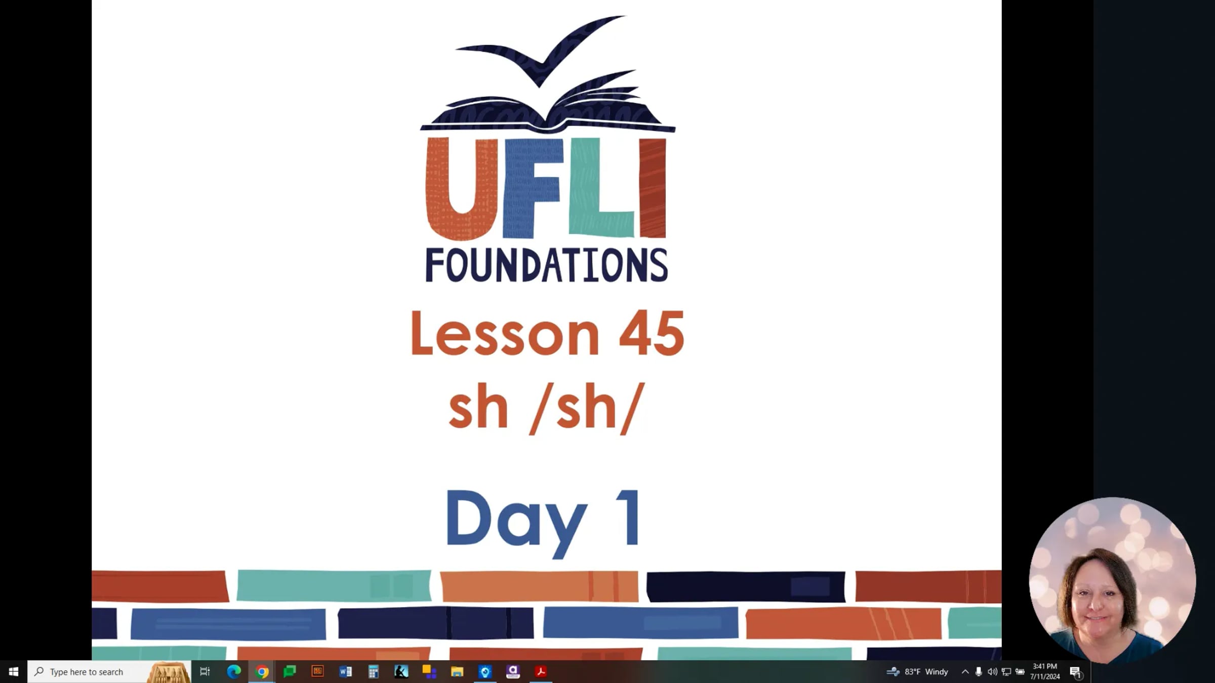 UFLI Lesson 45 Day 1 - sh