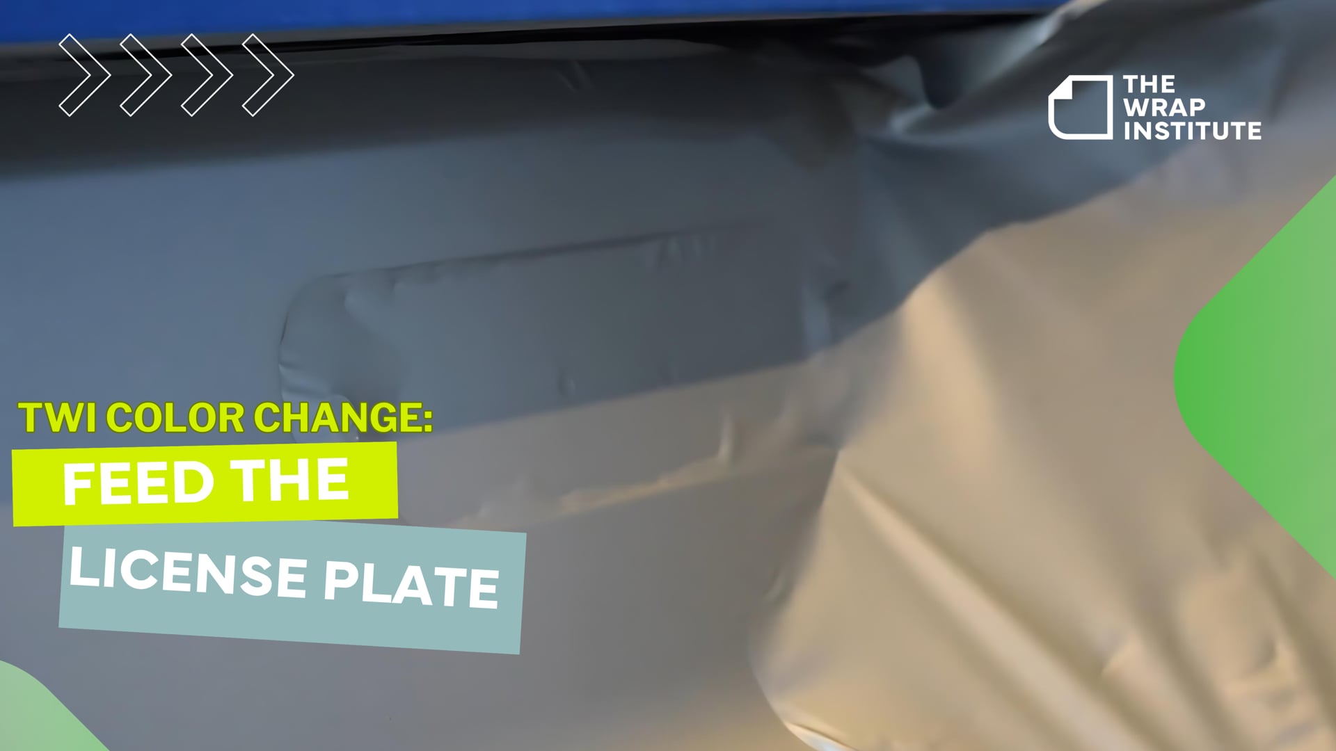 TWI Technique - Feed The License Plate — The Wrap Institute
