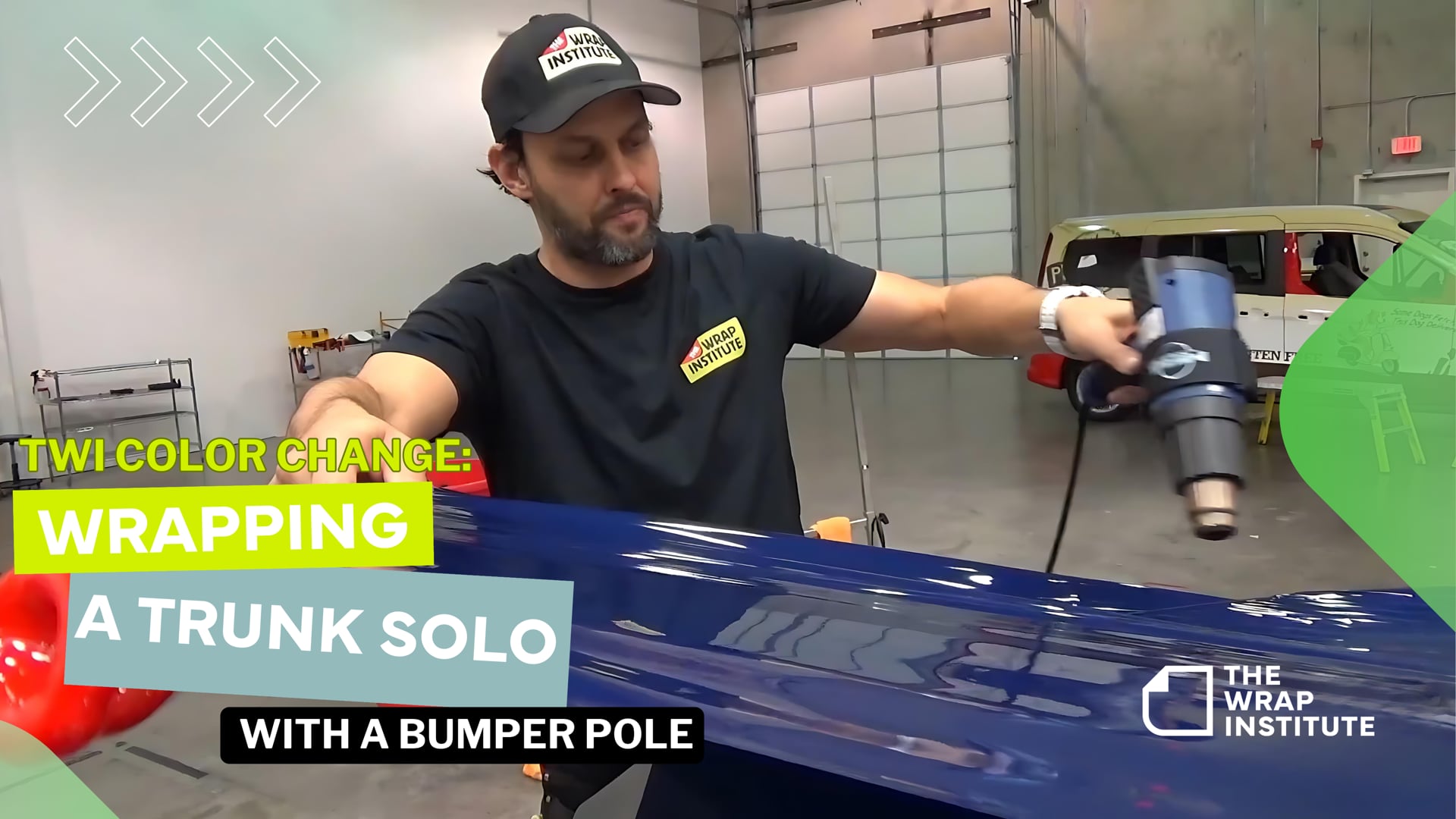 TWI Color Change: Wrapping a Trunk Solo with a Bumper Pole — The Wrap ...