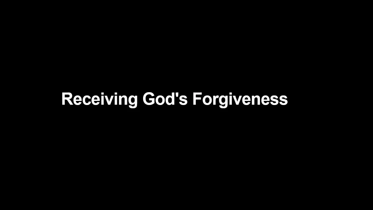 Receiving God's Forgiveness (Dan Harbin) on Vimeo