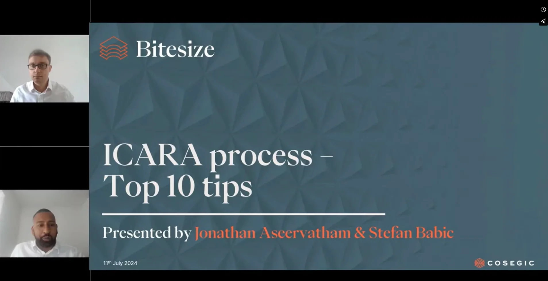 Bitesize Webinar: ICARA process - Top 10 tips on Vimeo