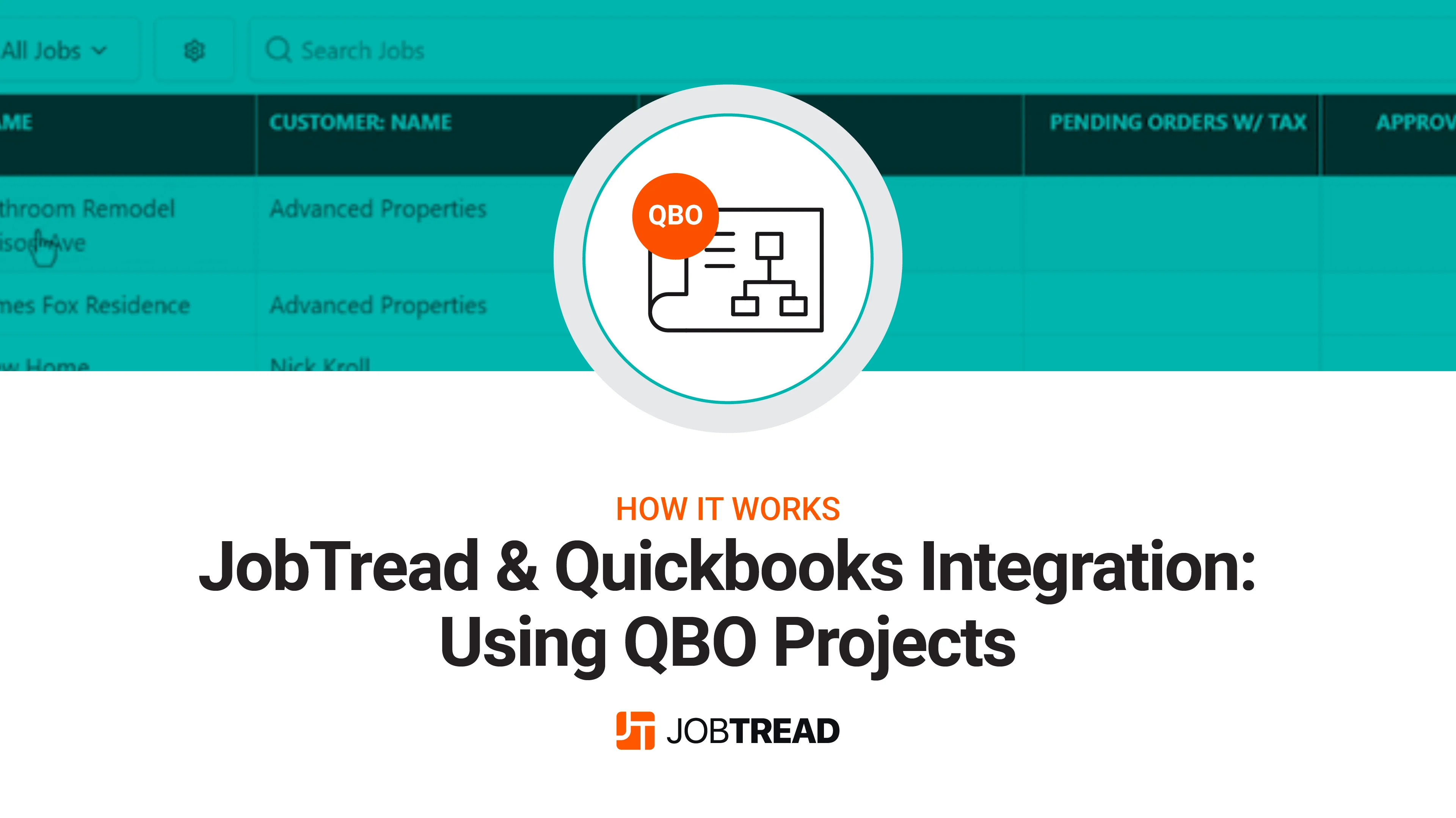 Using Projects - JT & QBO