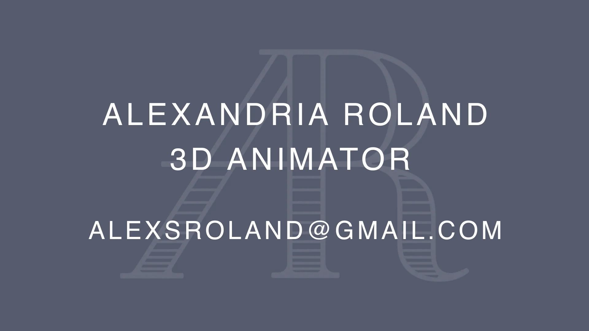 3D Game Animation Reel 2024