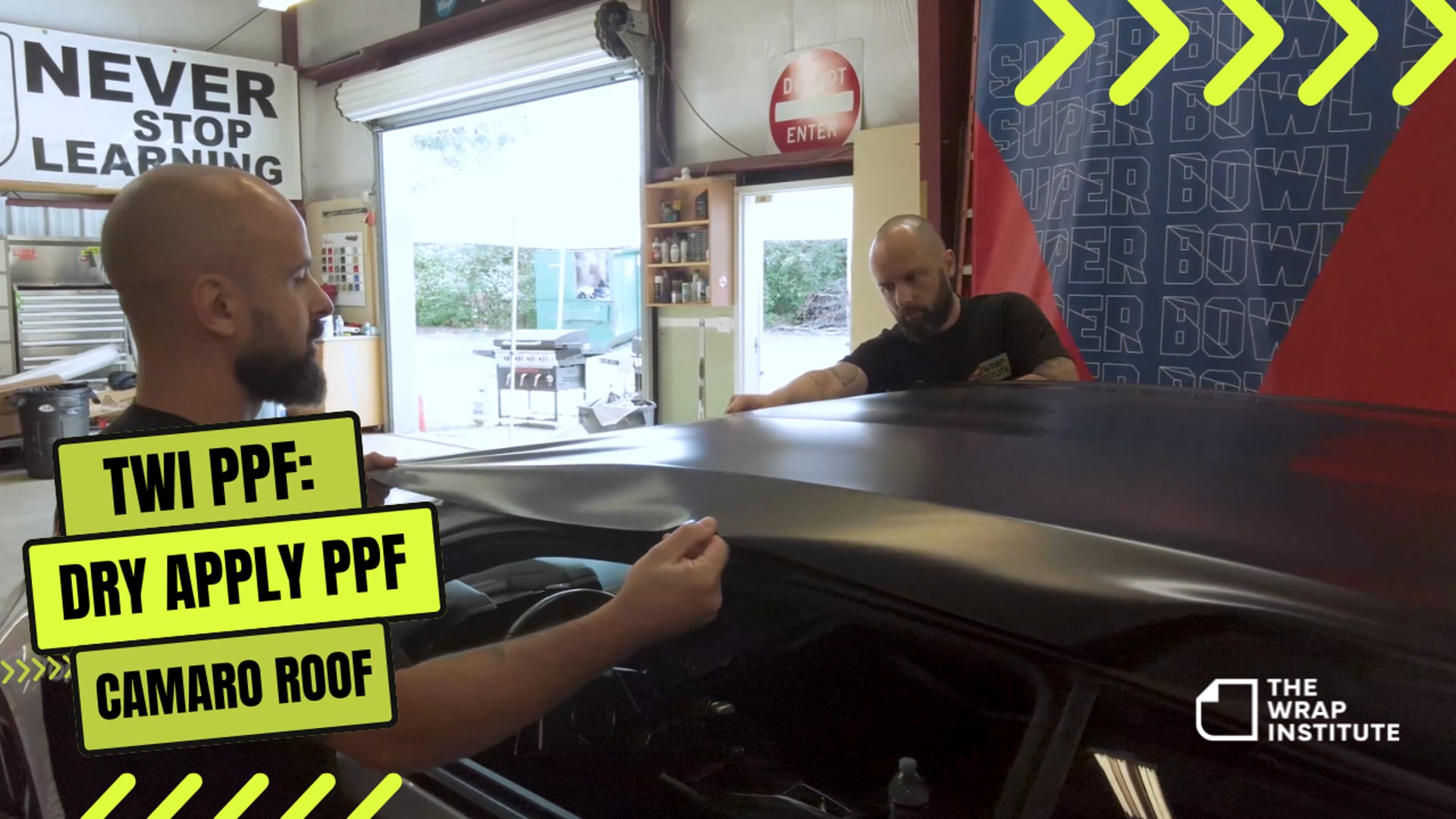 TWI PPF: Dry Apply - Camaro Roof — The Wrap Institute
