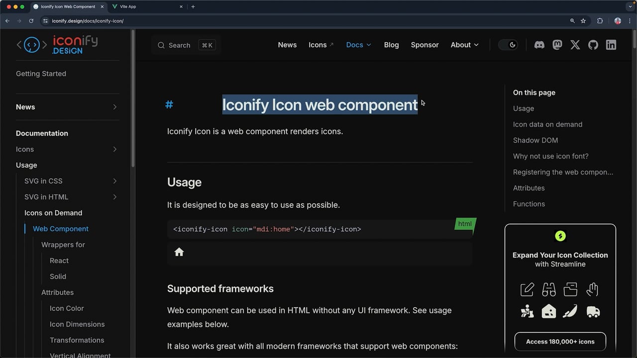 Iconify Icon Web Component in Vue.js - A Vue.js Lesson From our... Iconify Icon Web Component in Vue.js - A Vue.js Lesson From our...