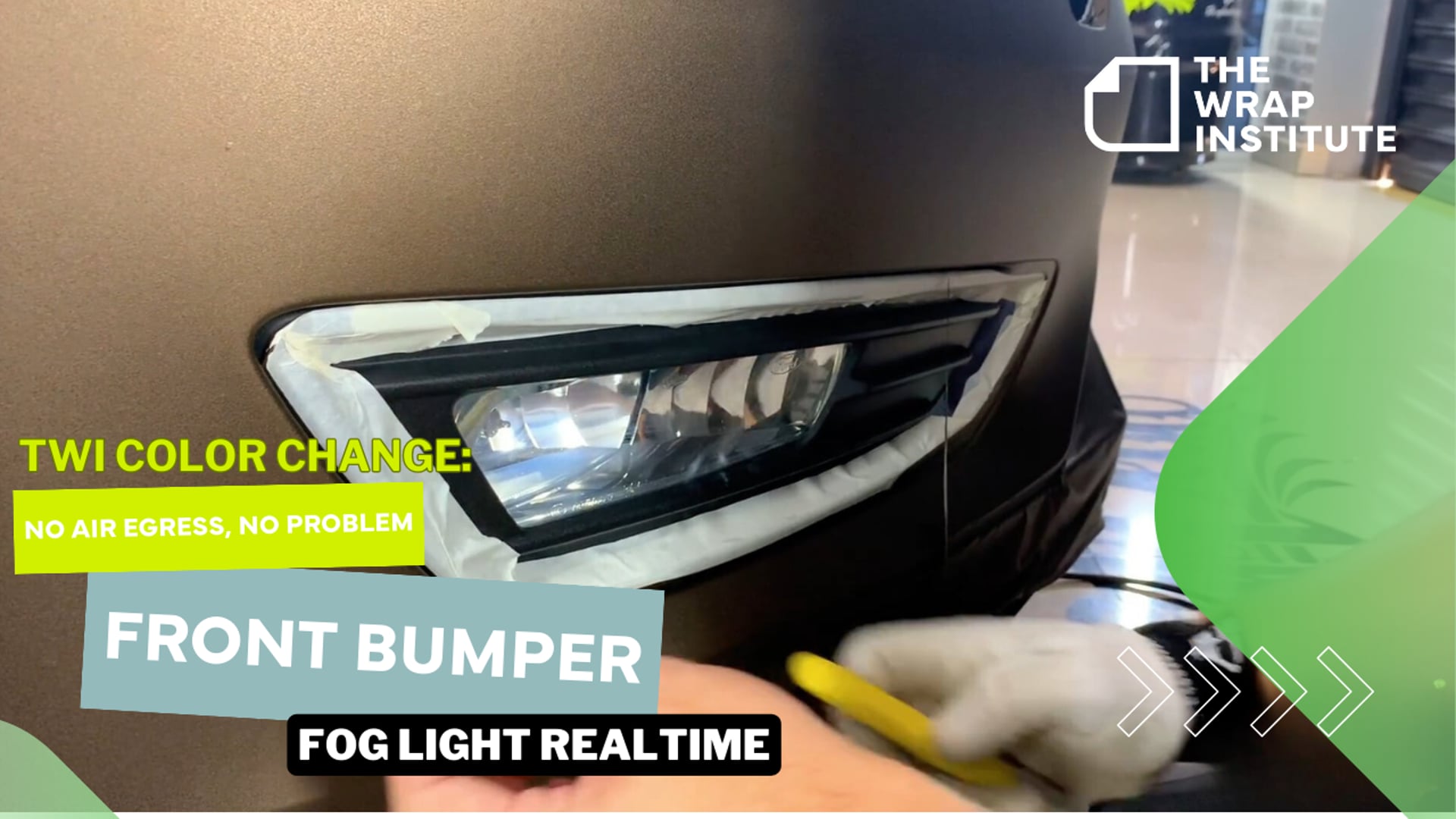TWI Color Change: No Air Egress, No Problem - Front Bumper Fog Light ...