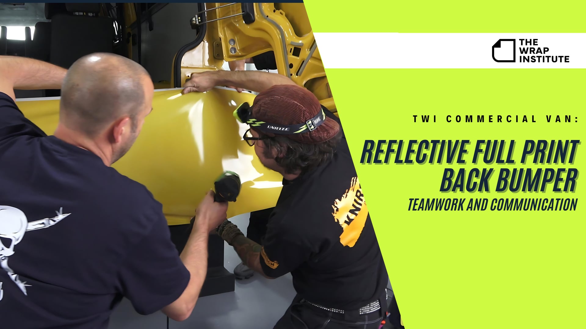 TWI Commercial Van: Reflective Full Print Back Bumper - Teamwork and ...