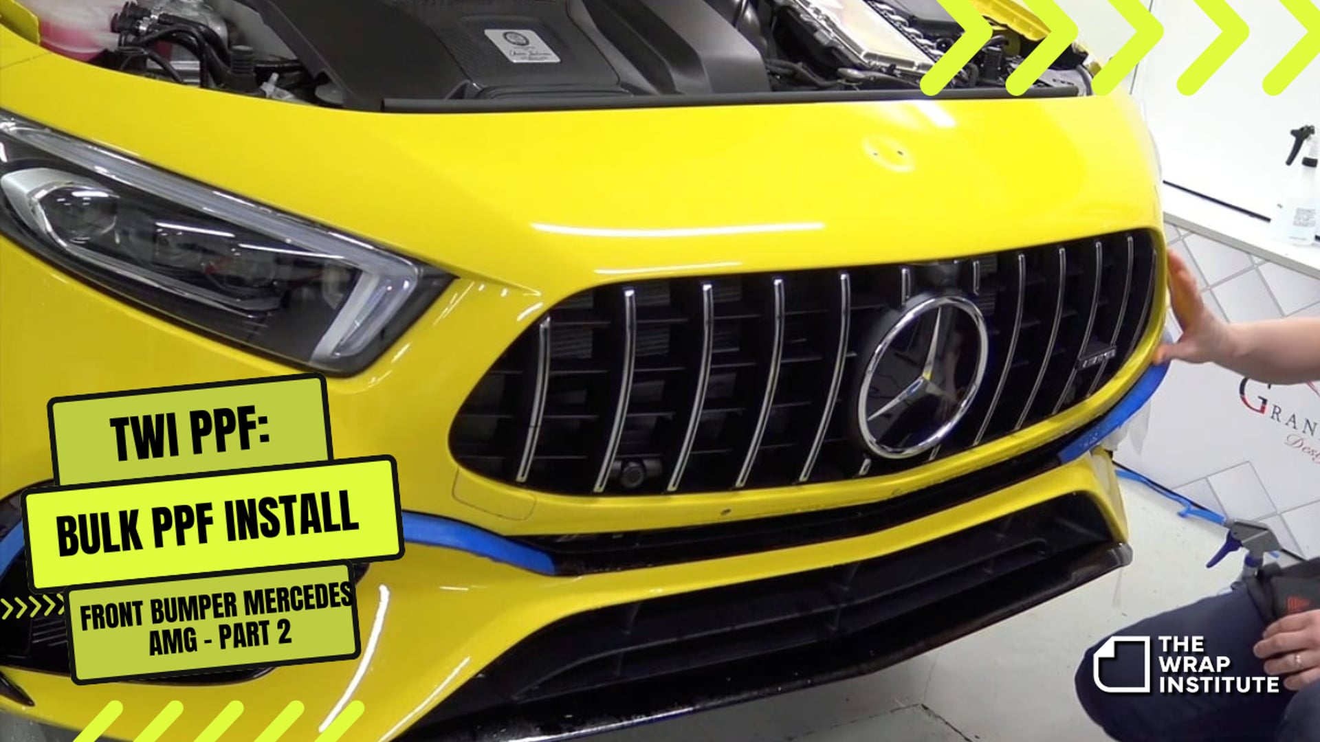 TWI PPF - Front Bumper Mercedes AMG: Part 2 — The Wrap Institute