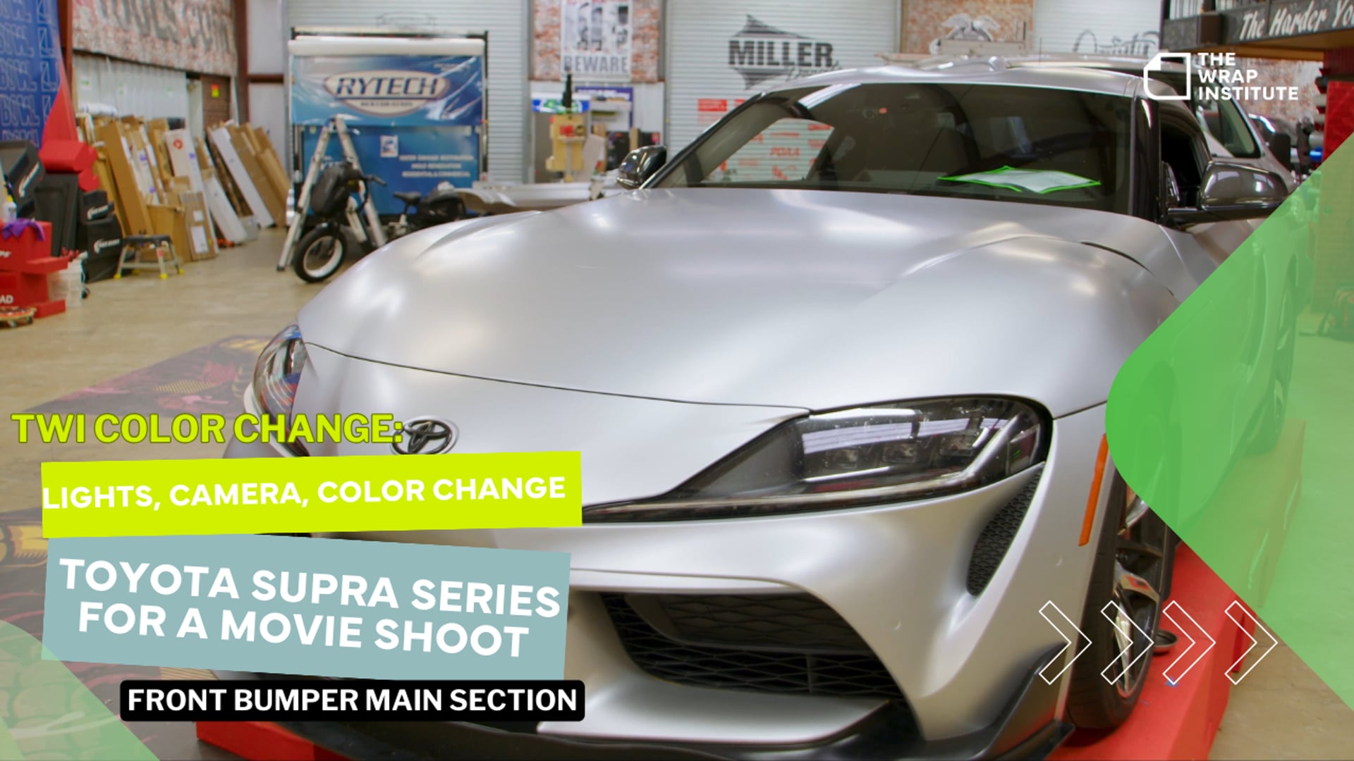 TWI Color Change: Lights, Camera, Wrap! - Toyota Supra Series For A ...