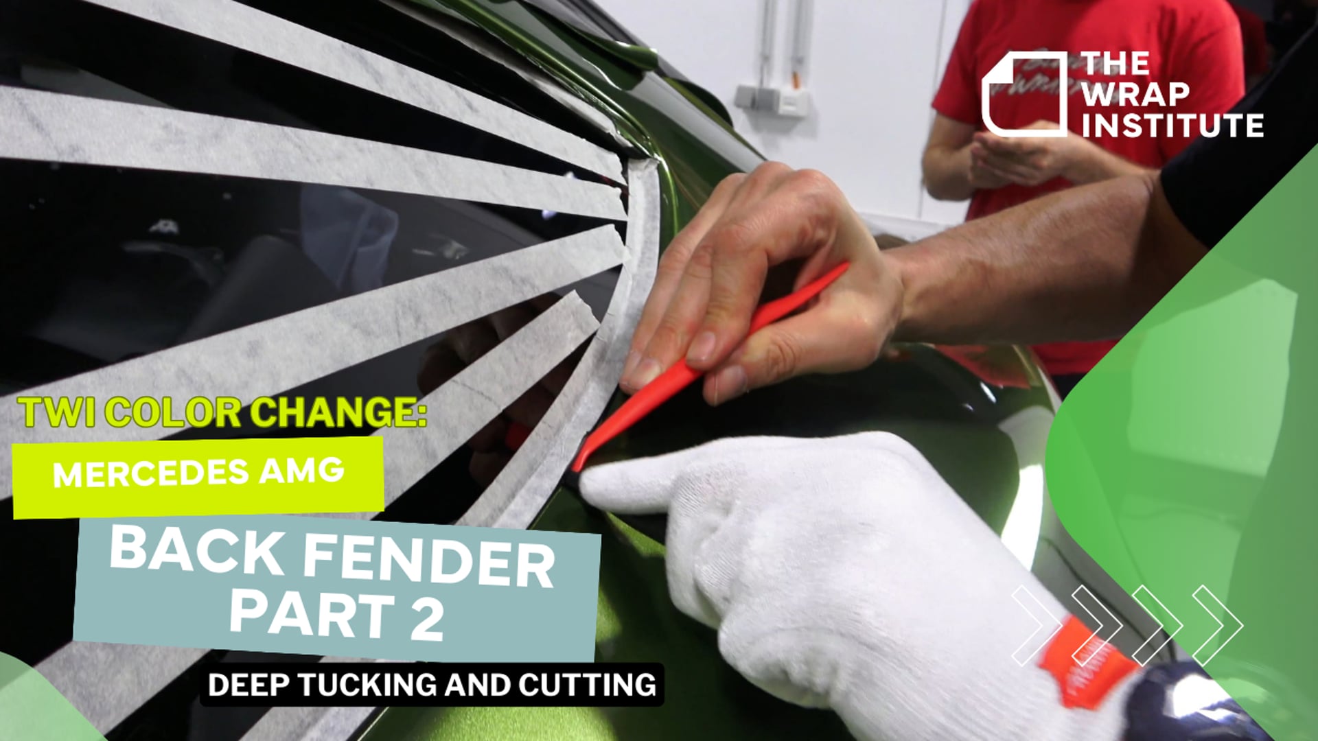 TWI Color Change: Mercedes AMG Back Fender Part 2: Deep Tucking and ...