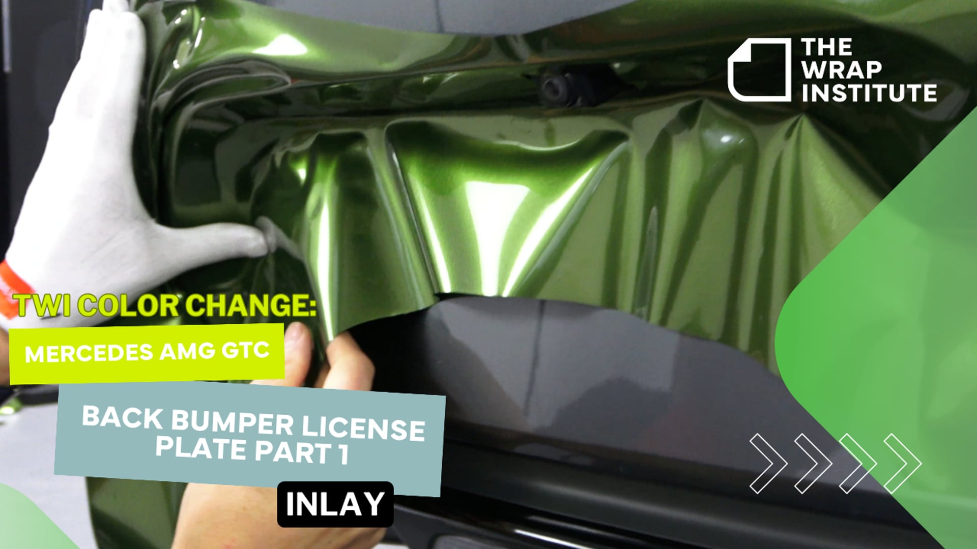 TWI Color Change: Mercedes AMG - Back Bumper License Plate Part 1 ...