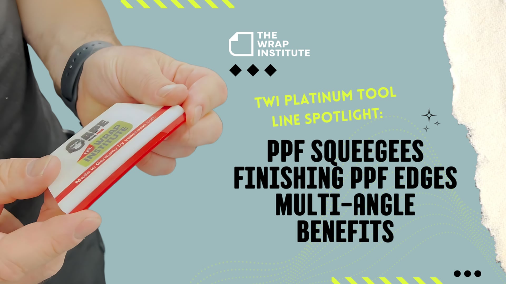 TWI Tools: Duo Squeegee Overview — The Wrap Institute