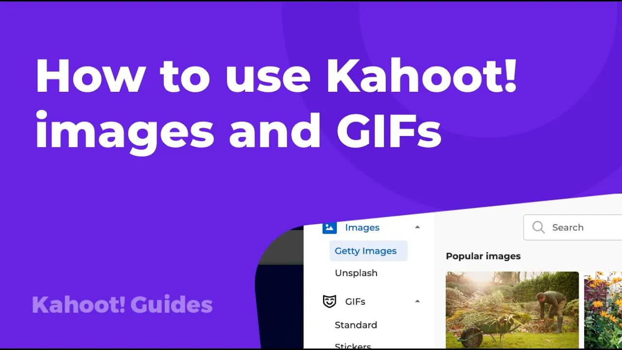 How to use Kahoot! images and GIFs on Vimeo