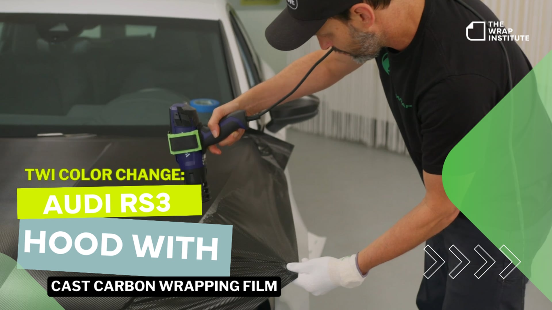 TWI Color Change: Audi RS3 - Hood with Cast Carbon Wrapping Film — The ...