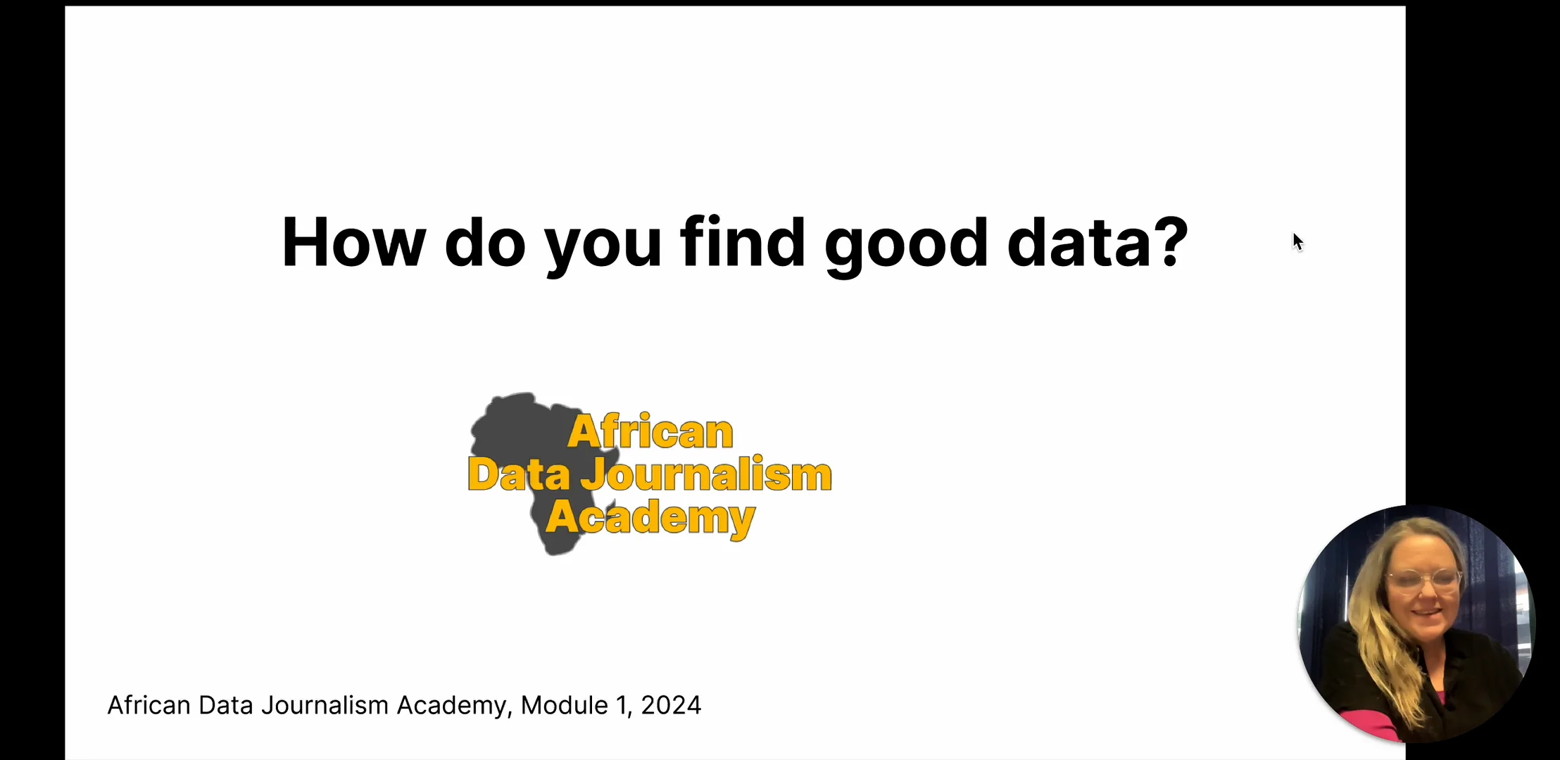 ADJA Module 1 - How do you find good data