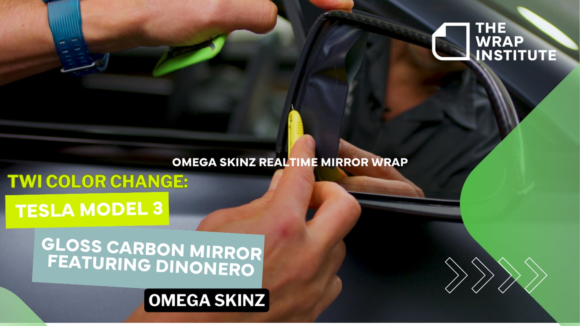 TWI Color Change: Tesla Model 3 Gloss Carbon Mirror featuring Dinonero ...
