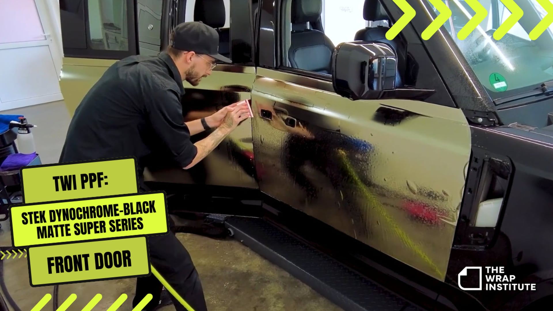 TWI PPF: STEK DYNOchrome-black matte Super Series - Front Door — The ...