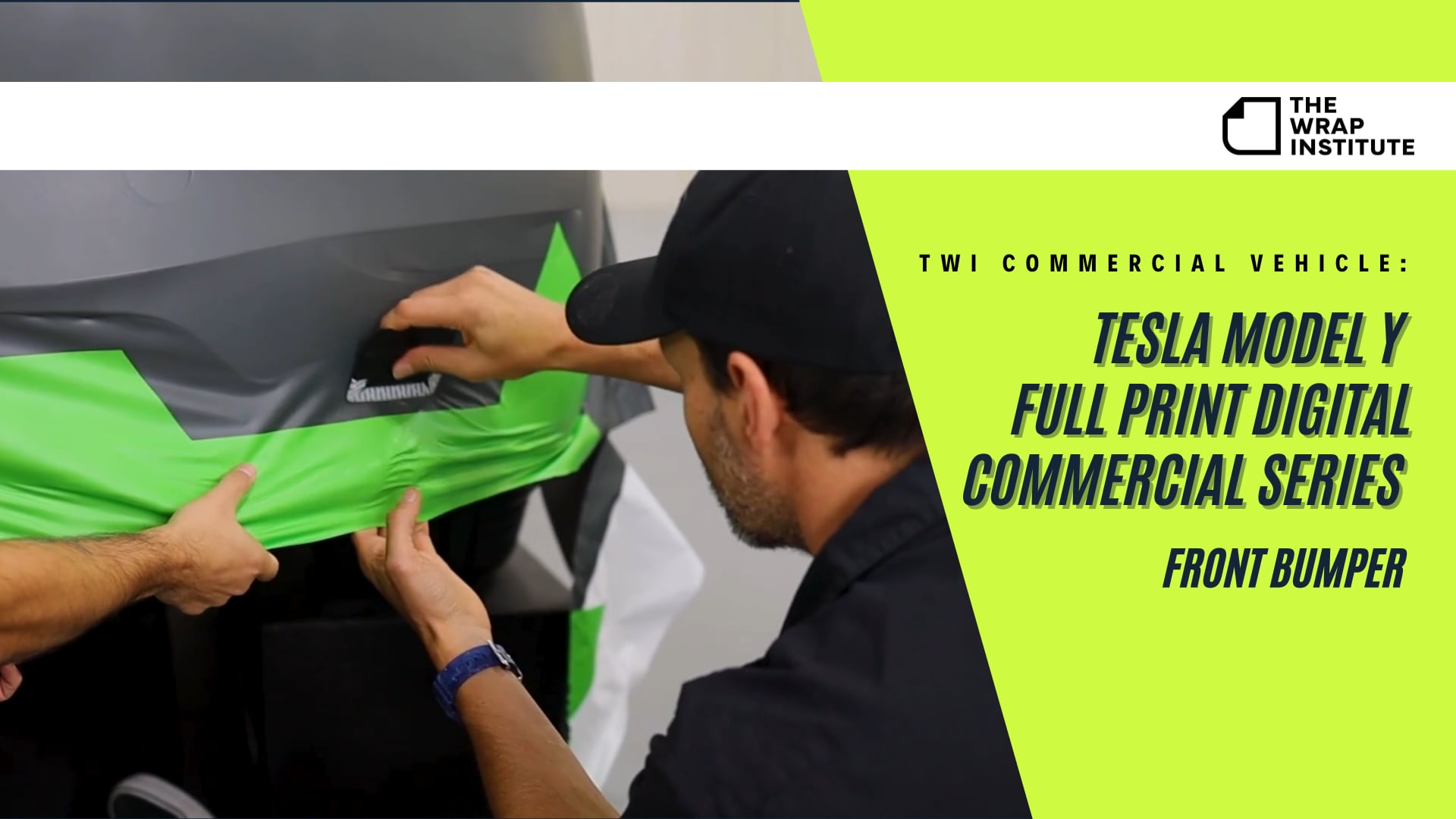 TWI Digital Print: Tesla Model Y - Front Bumper — The Wrap Institute