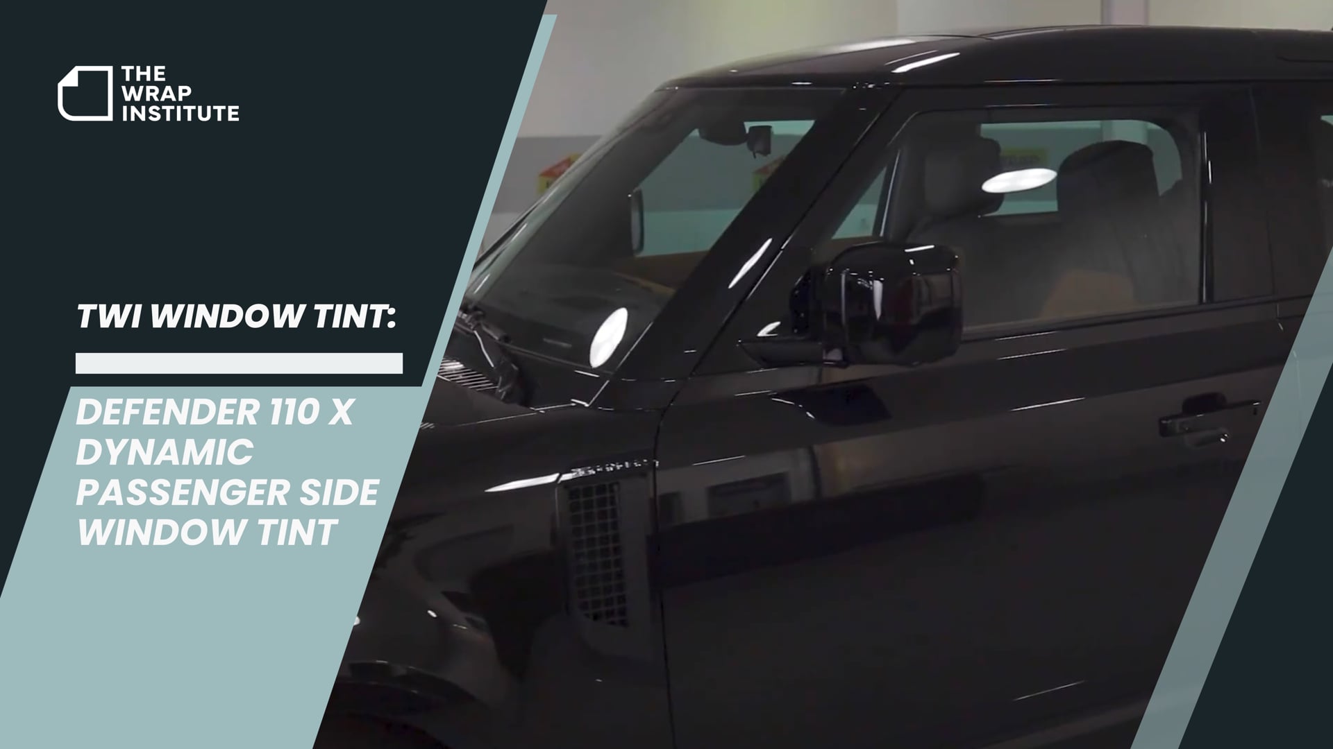 TWI Tint: Defender 110 X Dynamic - Passenger Side Window Tint — The Wrap Institute