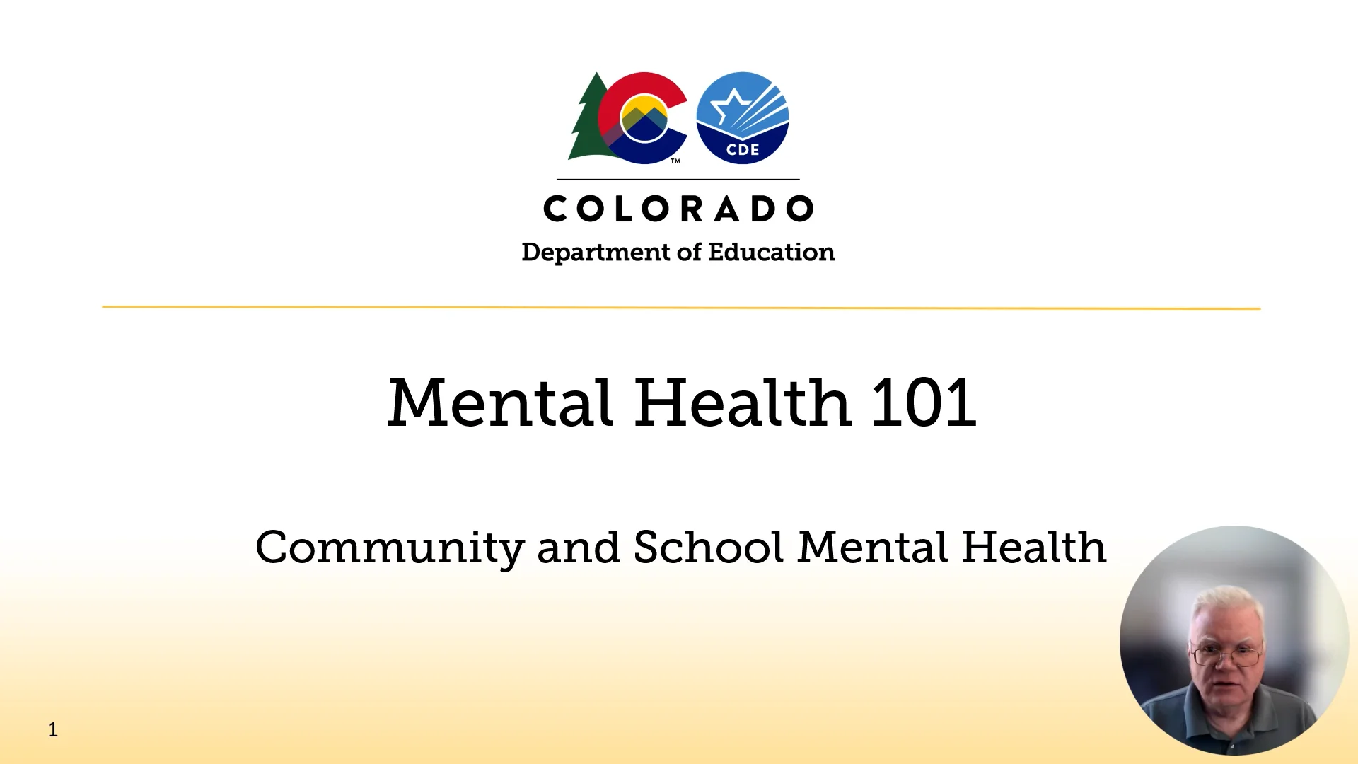 Mental Health 101