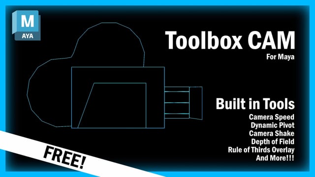 Toolbox CAM v1.0 - Animation & Previs Camera Rig - Maya