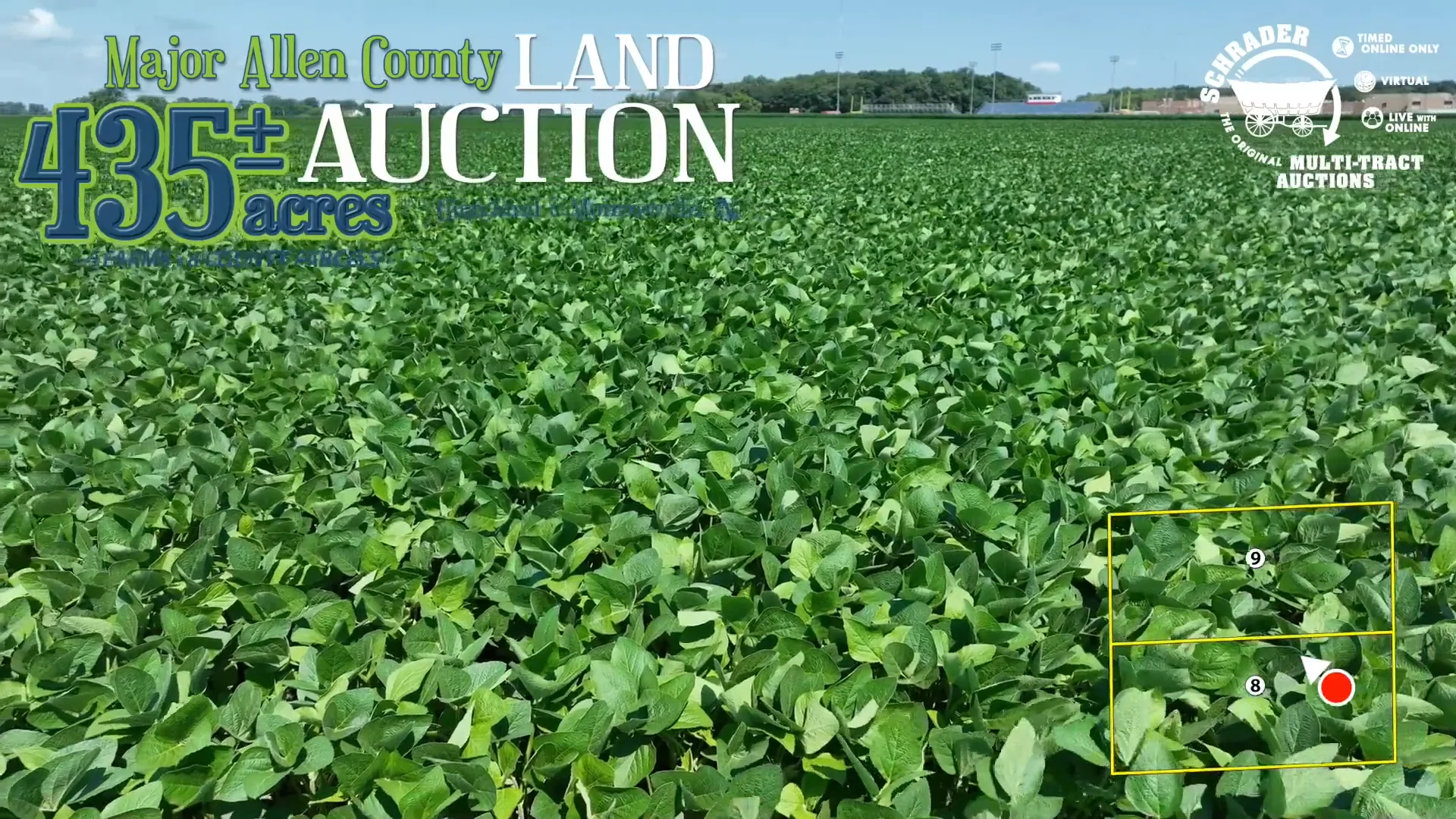 435+/- ACRES OFFERED IN 14 TRACTS AND COMBINATIONS - 5 FARMS - IN ALLEN ...