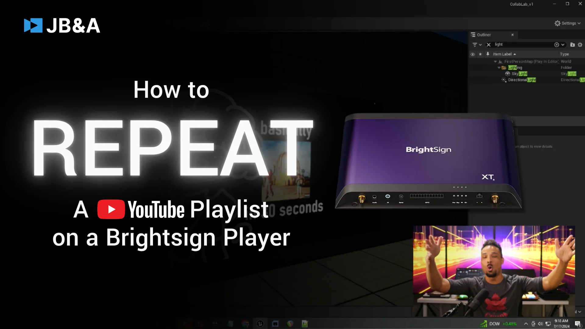 Brightsign - How To REPEAT a YOUTUBE Playlist on Vimeo