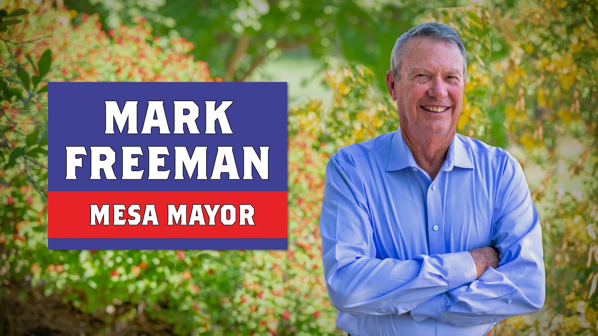 Mark Freeman Mayor Firefighter Promo