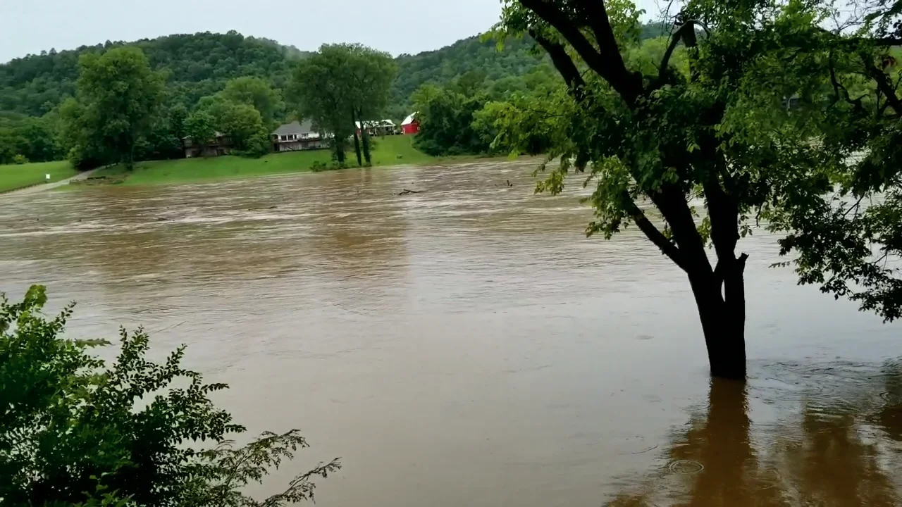 White River Flood July 24 (Norfork Access)
