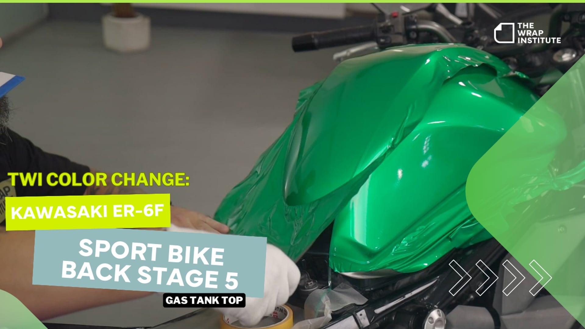 TWI Color Change Motorcycle: Kawasaki ER-6f Sport Bike Stage 5 - Gas ...