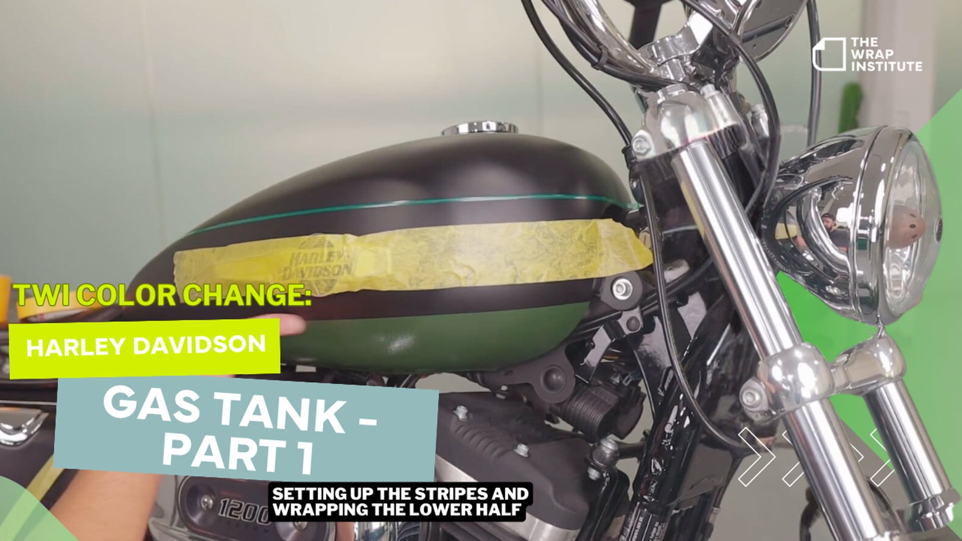 TWI Color Change Motorcycle: Harley Davidson Gas Tank: Part 1 - Setting ...