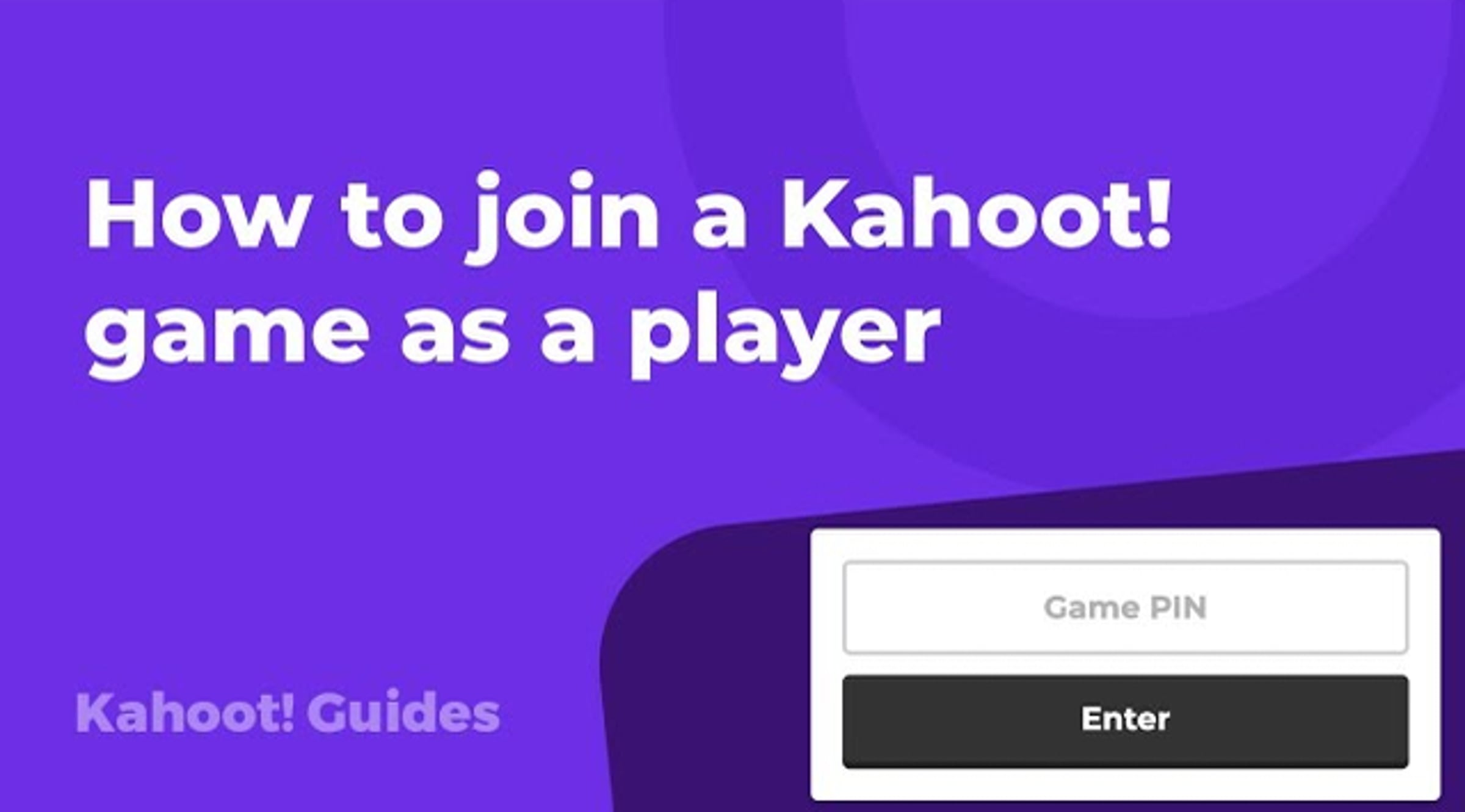 How to join a Kahoot! game as a player
