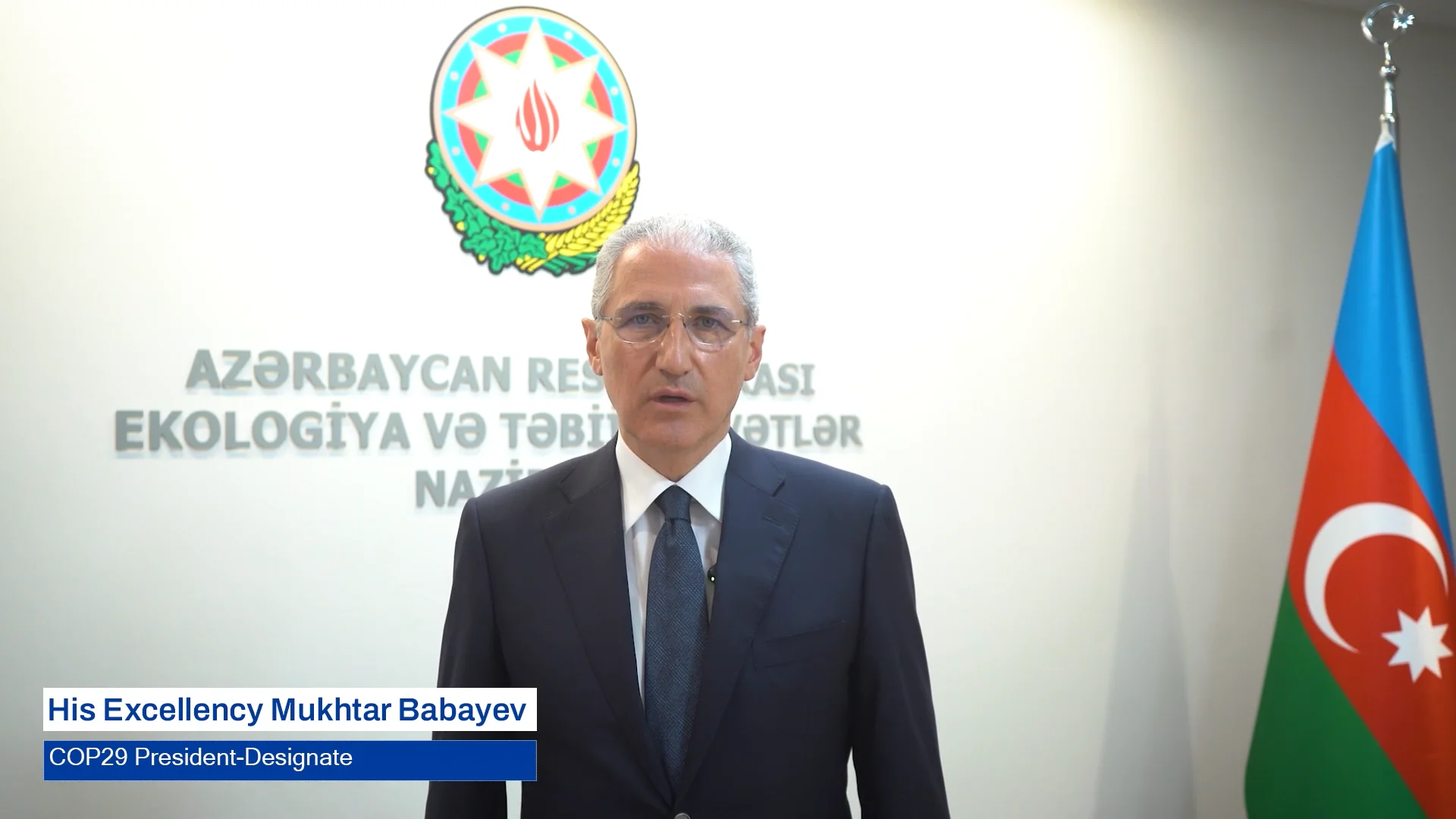 His Excellency Mukhtar Babayev - COP29 President-Designate