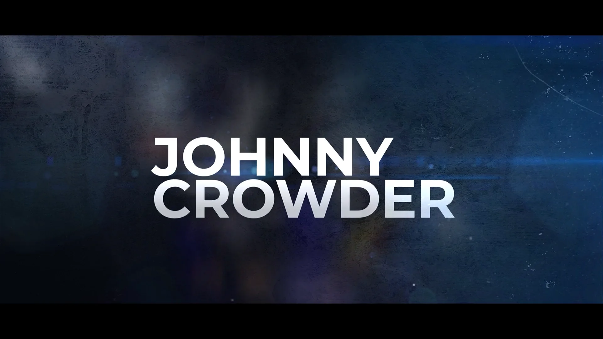Johnny Crowder Speaker Reel