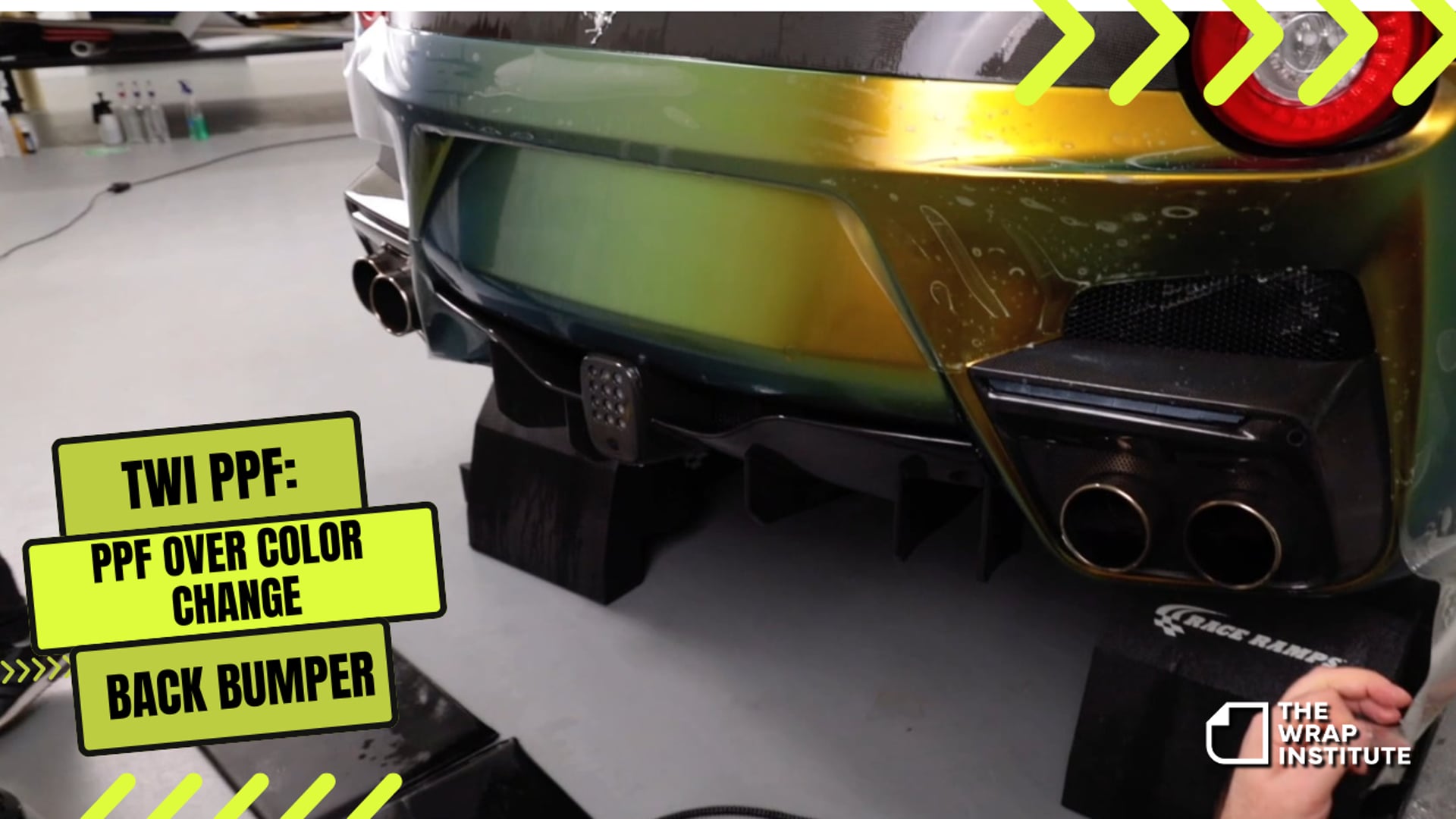 TWI PPF: F12 Series - Back Bumper — The Wrap Institute