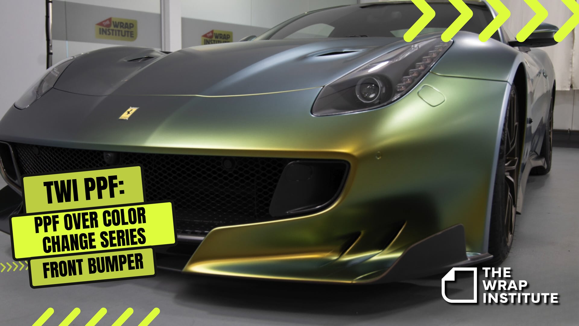 TWI PPF: PPF over Color Change F12 Series - Front Bumper — The Wrap Institute