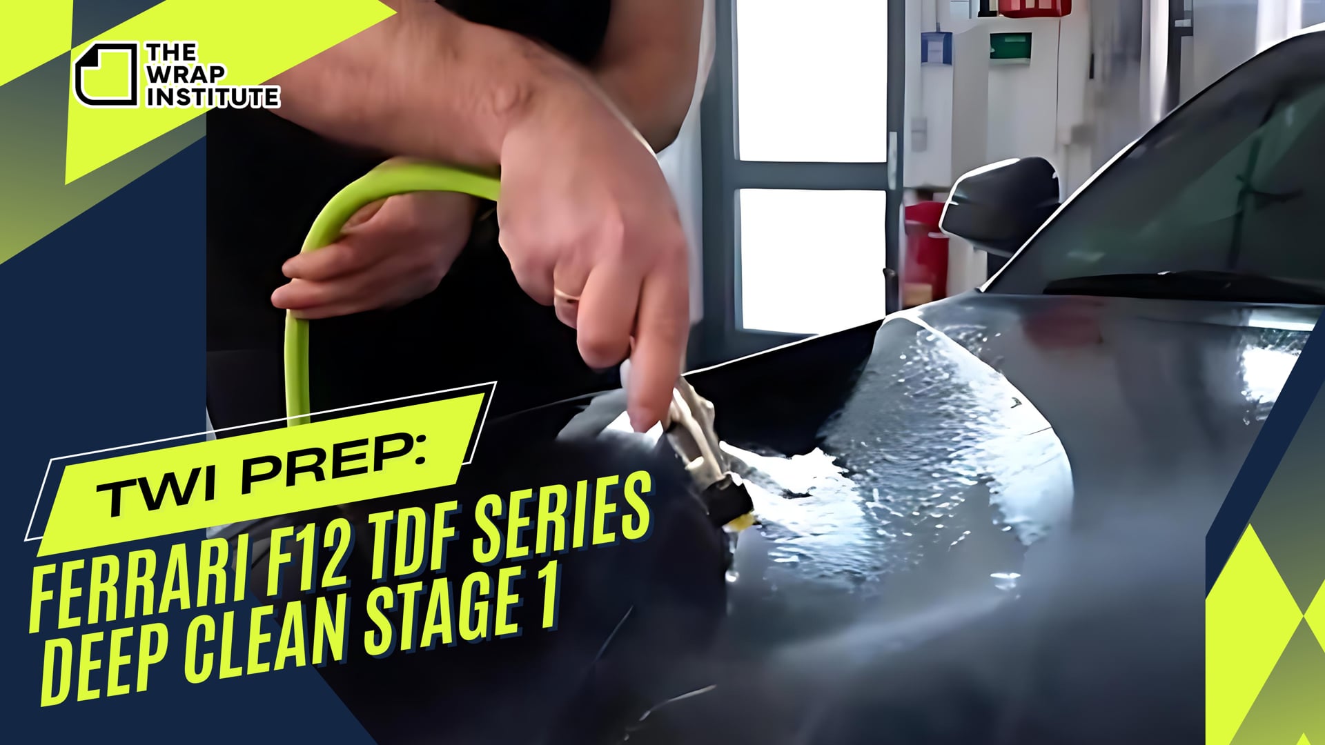 TWI Color Change: Ferrari F12 TDF Series: Deep Clean Stage 1 — The Wrap ...