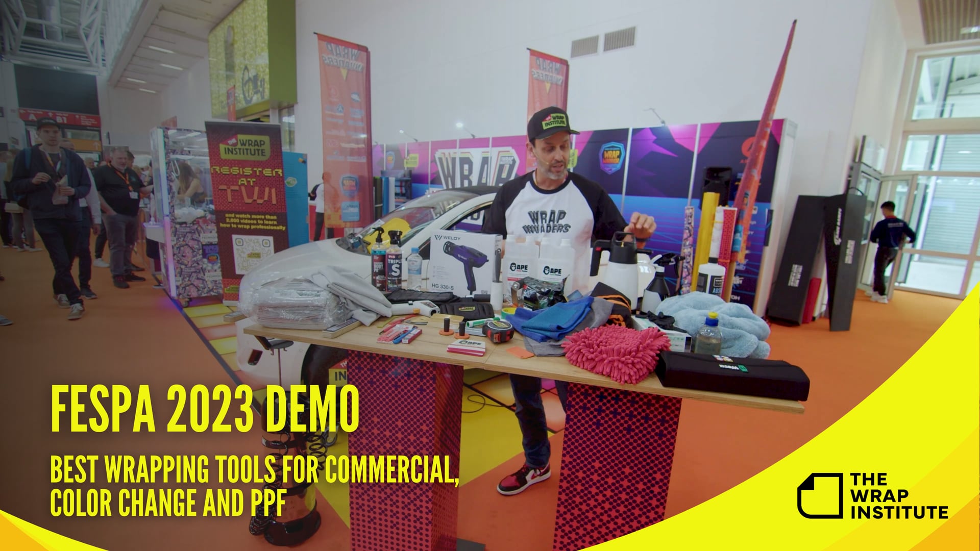 TWI Show Demo: FESPA 2023 Best Wrapping Tools for Commercial, Color Change and PPF — The Wrap ...