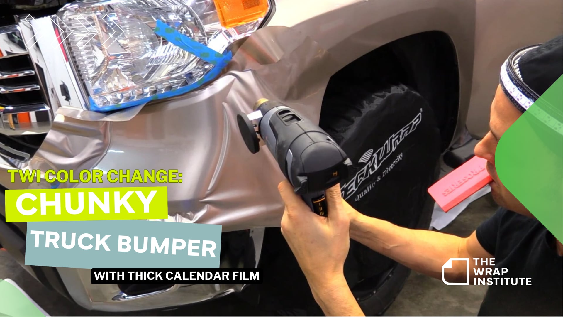 TWI Color Change: Chunky Truck Bumper with Thick Calendar Film — The ...