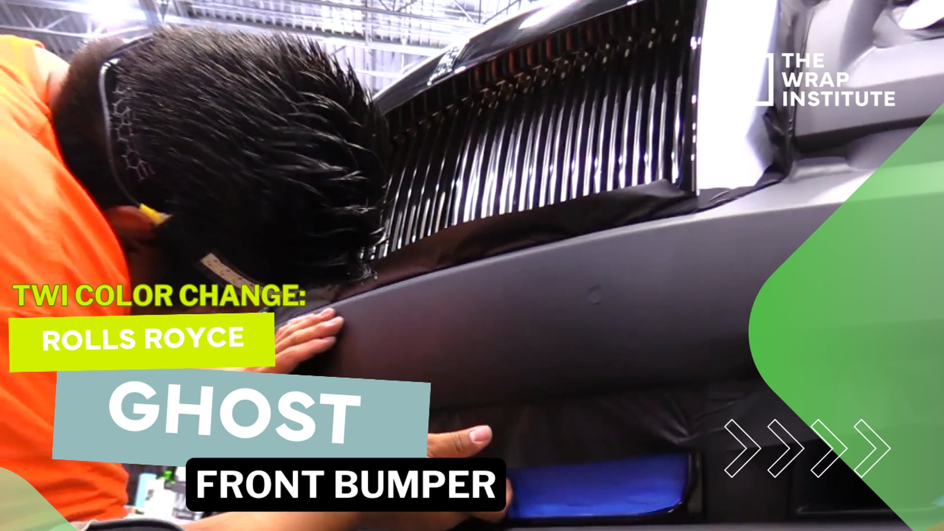 TWI Color Change: Rolls Royce Ghost - Front Bumper — The Wrap Institute