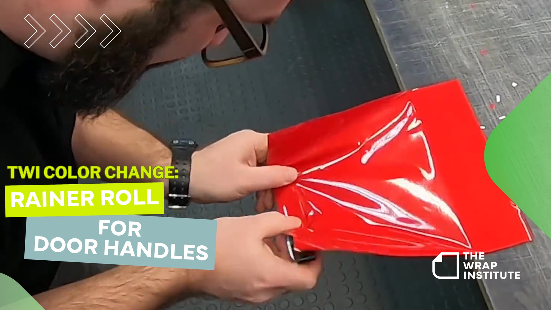 TWI Color Change: Rainer Roll for Door Handles — The Wrap Institute