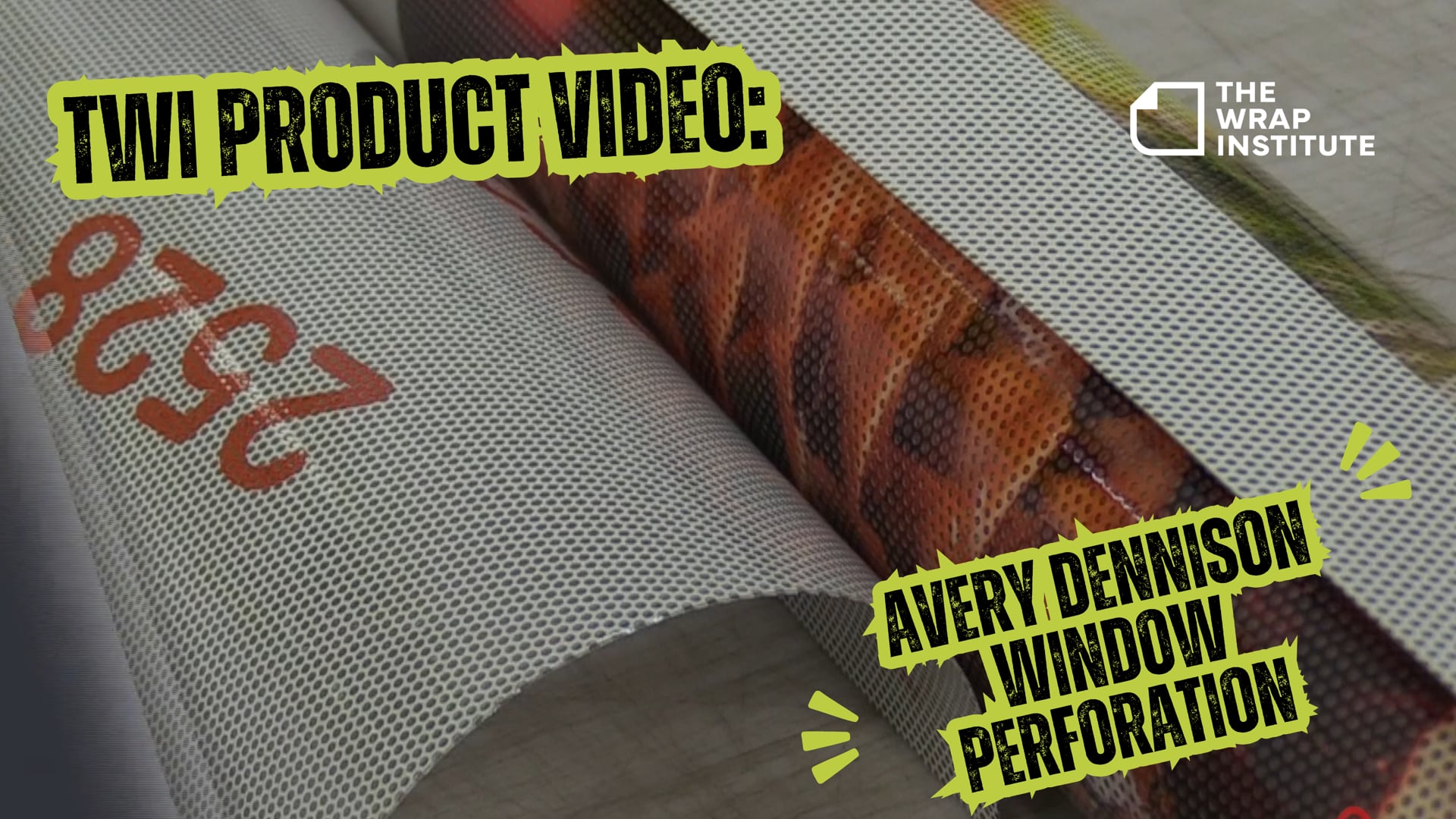 Official Product Video: Avery Dennison Window Perforation — The Wrap ...