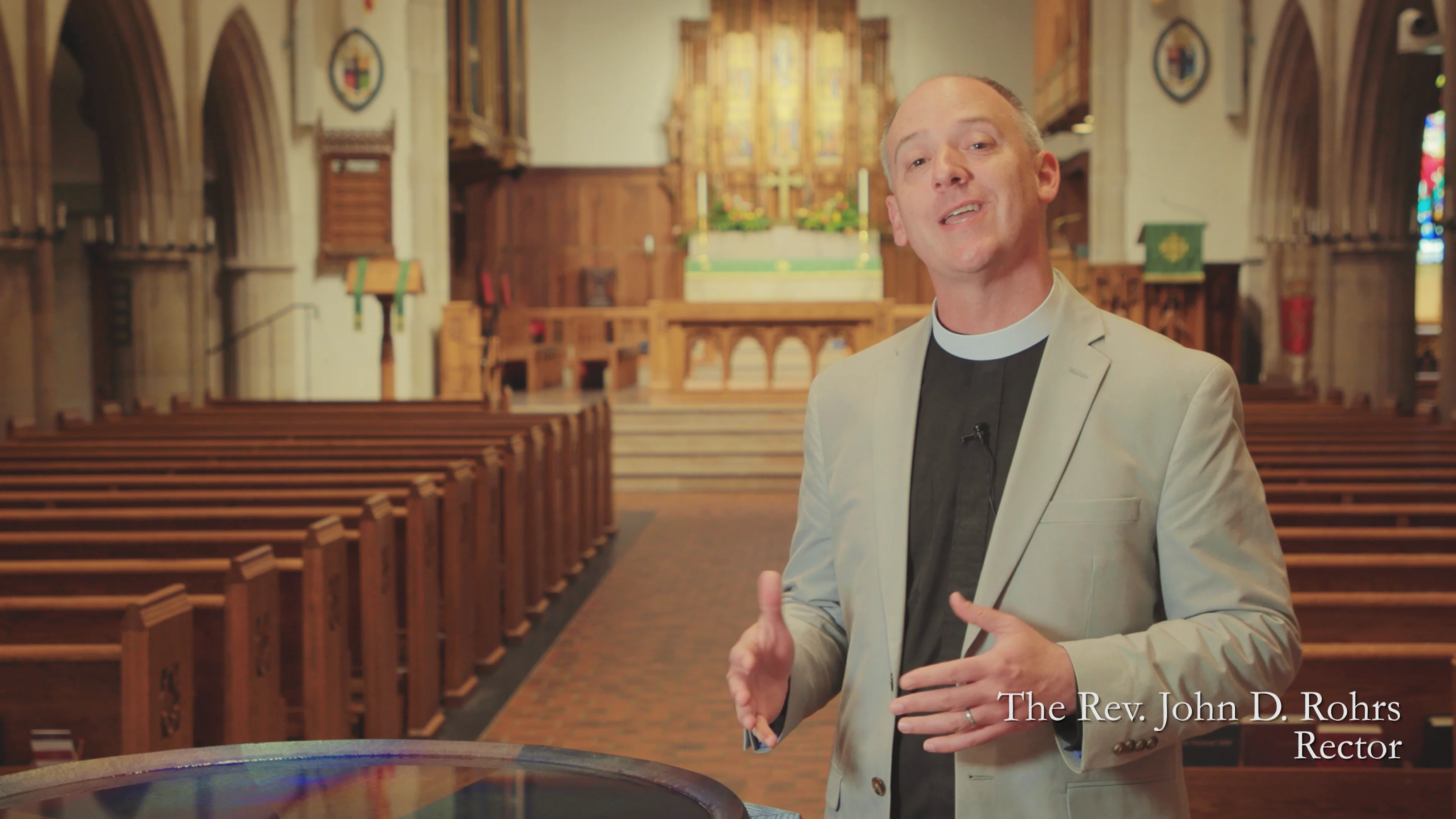 The Rev. John D. Rohrs welcomes you to St. Stephen's Church on Vimeo