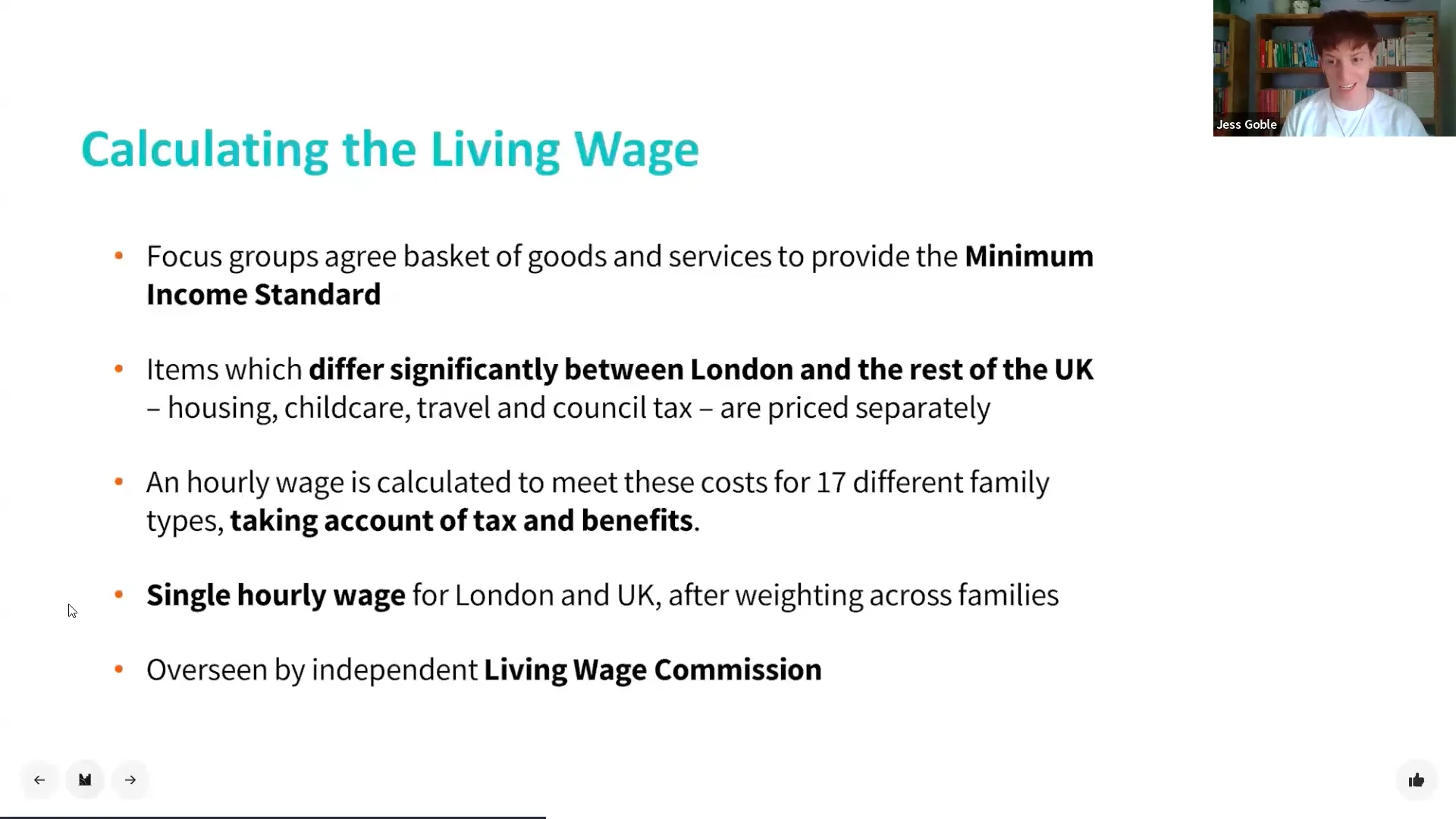 How the Living Wage rates are calculated