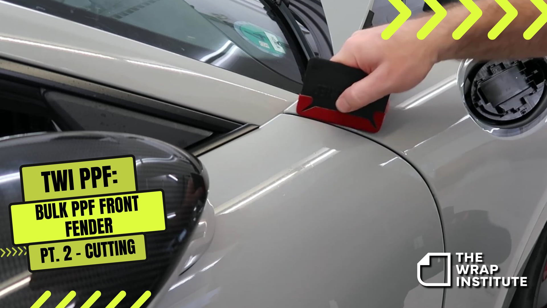 TWI PPF - Bulk Front Fender Pt. 2 - Cutting — The Wrap Institute