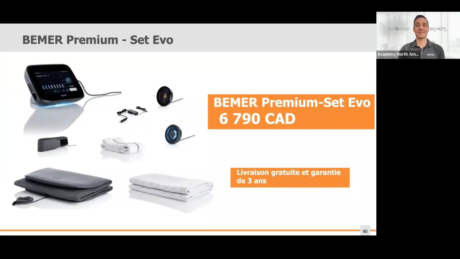 Académie BEMER - jour 1 - Utilisation BEMER EVO avec Philippe