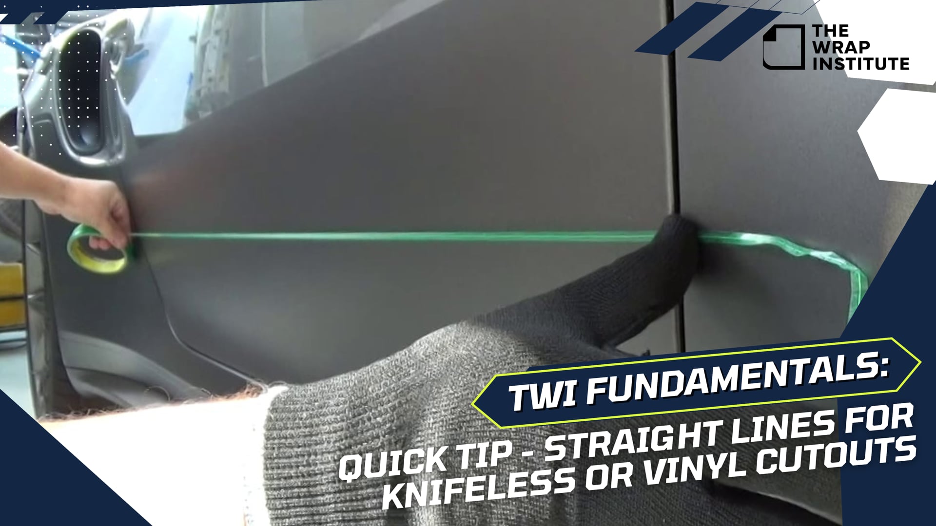 Quick Tip: Straight Lines for Knifeless or Vinyl Cutouts — The Wrap Institute