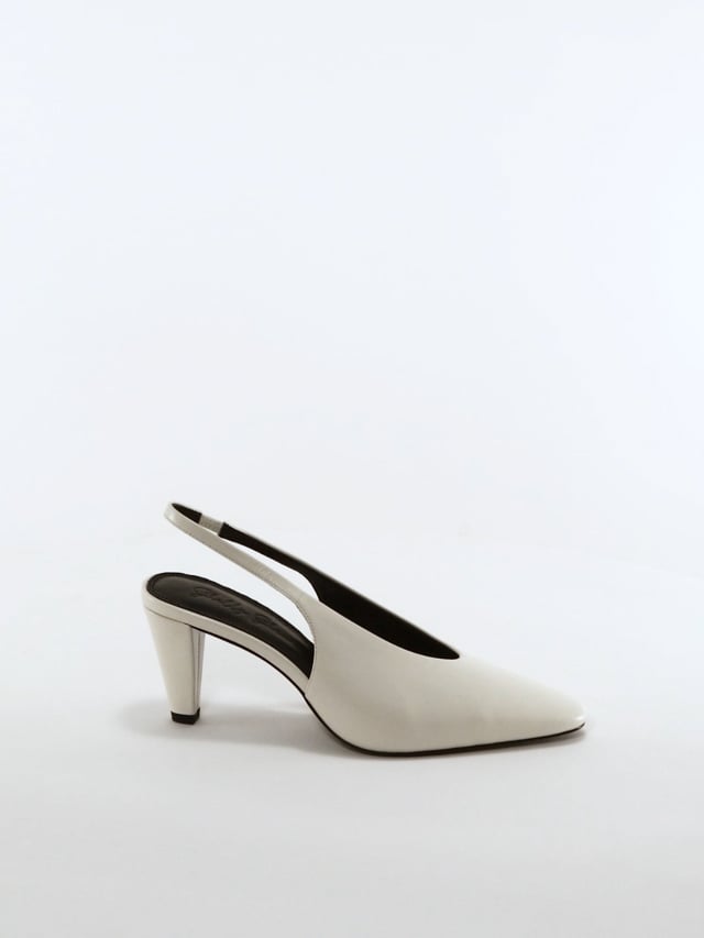 SHELLY SHEN Nellie Heels - Bone | Shoe Connection AU